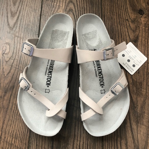 Birkenstock | Shoes | Birkenstock White Mayari Sandals | Poshmark